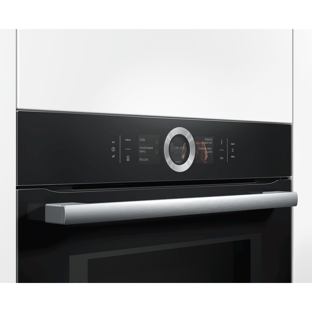 Bosch CMG676BB1 Series 8 Compact Oven With Microwave - BLACK ...