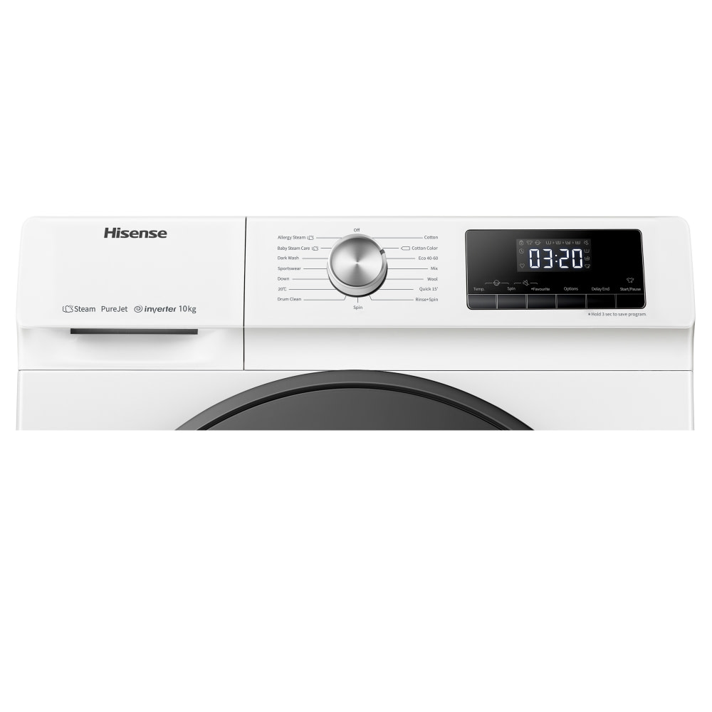 Hisense WFQA1014EVJM 10kg 3 Series Washing Machine 1400rpm - WHITE ...