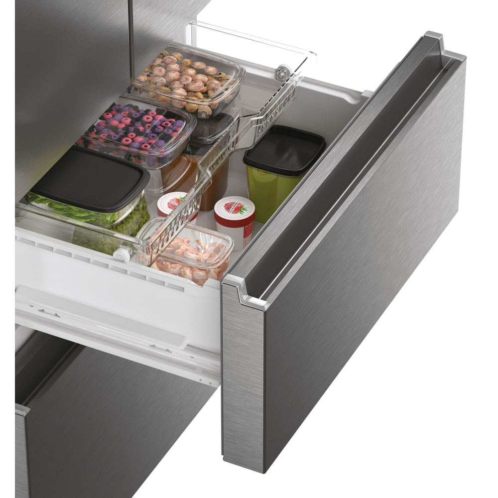 Haier HFW7720EWMP 70cm French Style 4 Door Fridge Freezer Water ...