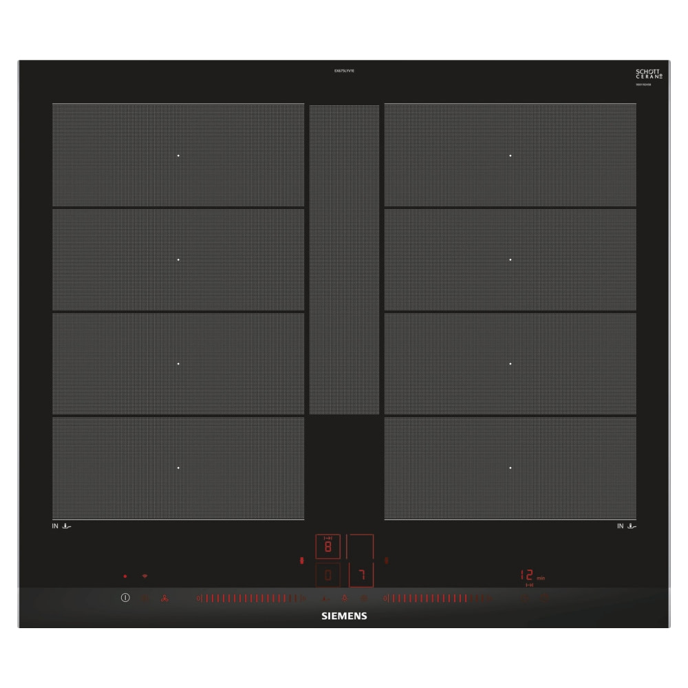 Siemens EX675LYV1E IQ-700 60cm FlexInduction Hob - STAINLESS STEEL ...