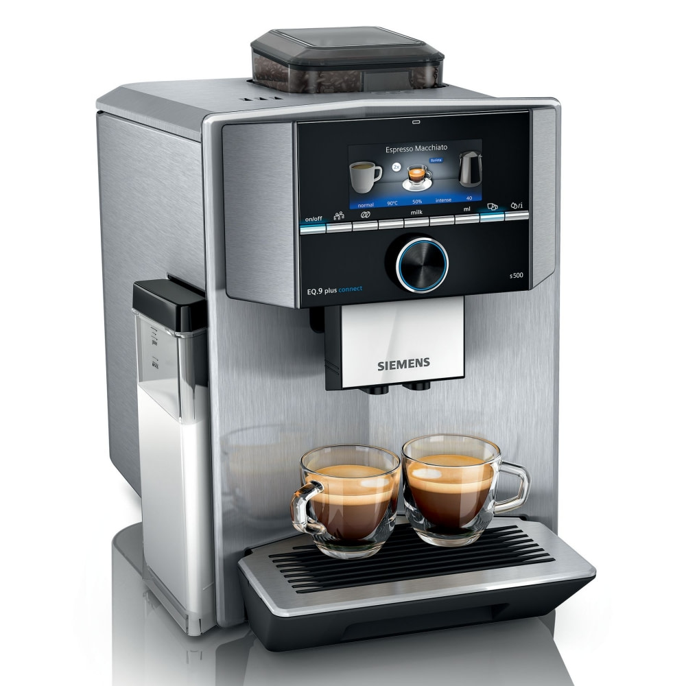 Siemens TI9553X1GB EQ.9 Fully Automatic Freestanding Coffee Machine ...