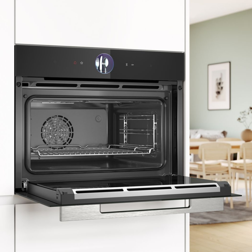 Bosch CSG7361B1 Series 8 Built In Steam Combination Oven BLACK Bosch CSG7361B1 Series 8 Built In Steam Combination Oven BLACK
