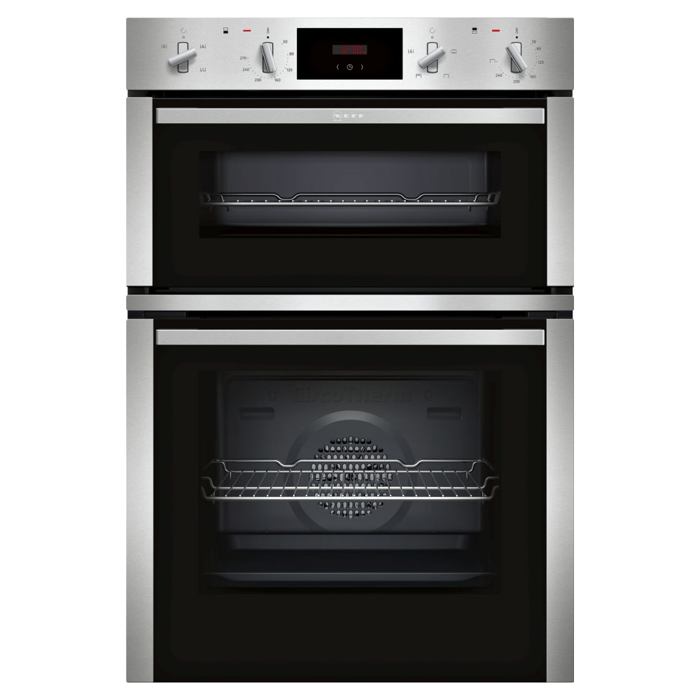 Neff U1CHC0AN0B N30 CircoTherm Built In Double Oven - STAINLESS STEEL ...