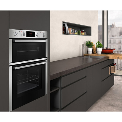 Neff U1CHC0AN0B N30 CircoTherm Built In Double Oven - STAINLESS STEEL ...