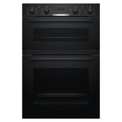 Bosch MBS533BB0B Series 4 Built In Double Oven - BLACK - Appliance City