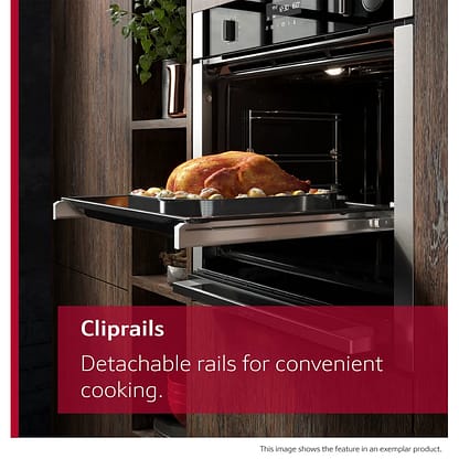 Neff B6ACH7HG0B N50 Slide & Hide Pyrolytic Single Oven - GRAPHITE ...