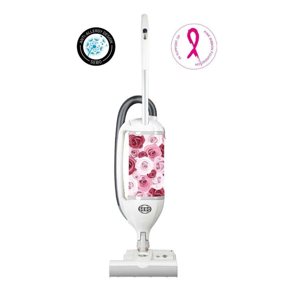 Sebo FELIX ROSE Upright Vacuum Cleaner - WHITE - Appliance City