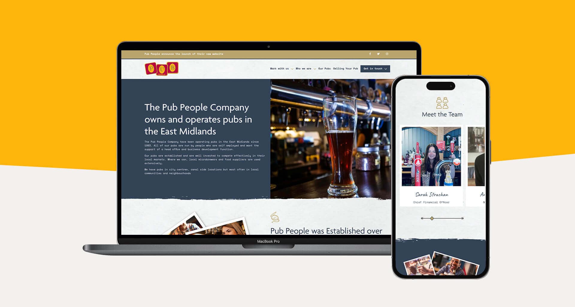 The The Pub People Website Redesign Case Study | Frogspark