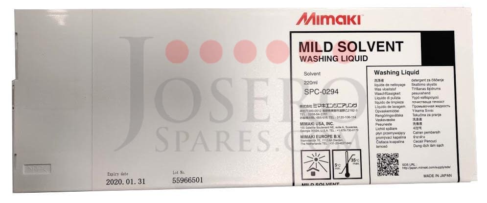 Mimaki Mild Solvent Cleaning Liquid (220ml cartridge) - SPC-0294/ML014 ...