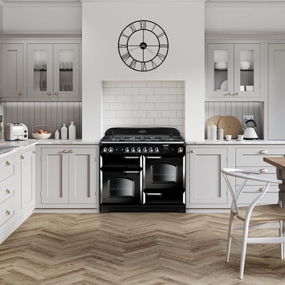 Rangemaster CLA110DFFBL/C Classic 110cm Dual Fuel Range Cooker 116780 ...