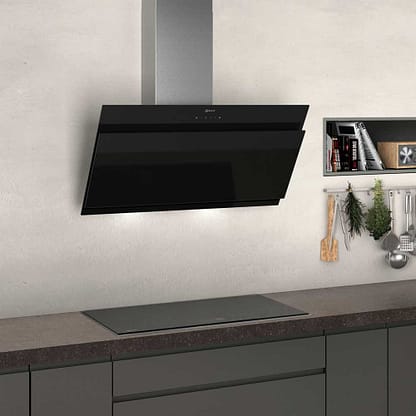 Neff D95IHM1S0B N50 90cm Angled Chimney Hood - BLACK - Appliance City