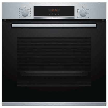 Bosch HBS573BS0B 60cm Series 4 Pyrolytic Multifunction Single Oven ...