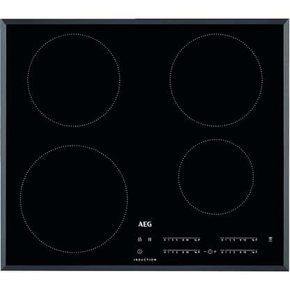 AEG IKB64401FB 60cm Series 3000 4 Zone Hob2Hood Bevelled Edge Induction ...