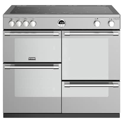 Stoves STERLING DX S1000EISS 4950 Sterling Deluxe 100cm Induction Range ...
