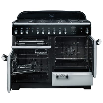 Rangemaster ELA110DFFCR/ Elan Deluxe 110cm Dual Fuel Range Cooker ...