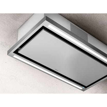 Elica CLOUD SEVEN RC 90cm Recirculating Ceiling Extractor - STAINLESS ...