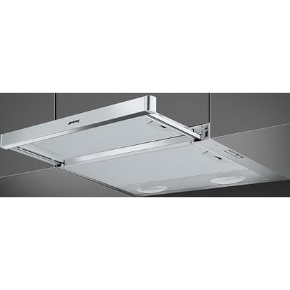 Smeg KSET61E2 60cm Telescopic Extractor - SILVER - Appliance City