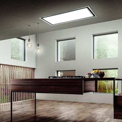 Elica SKYDOME16 100cm Ceiling Extractor 16cm Deep - WHITE - Appliance City