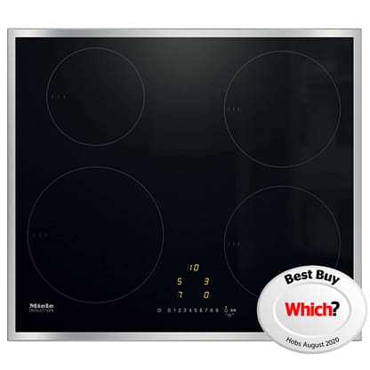 Miele KM7201FR 57cm Four Zone Induction Hob - STAINLESS STEEL ...