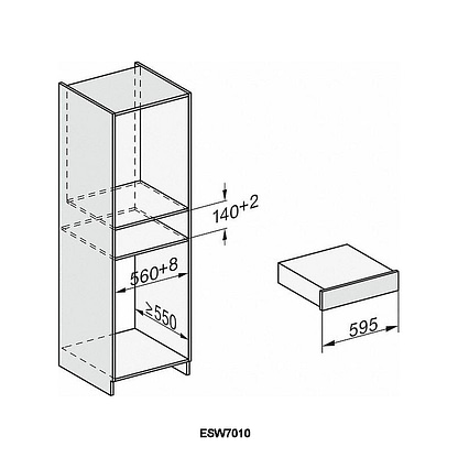 Miele ESW7010OBBL 14cm Gourmet Warming Drawer - BLACK - Appliance City