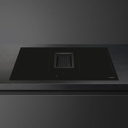 Smeg HOBD482D 83cm Air Venting Induction Hob - BLACK - Appliance City