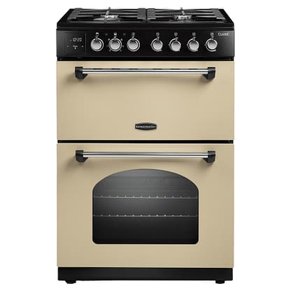 Rangemaster CLA60DFFCR/C Classic 60cm Freestanding Dual Fuel Cooker ...