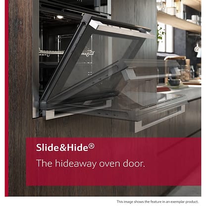 Neff B6ACH7HG0B N50 Slide & Hide Pyrolytic Single Oven - GRAPHITE ...