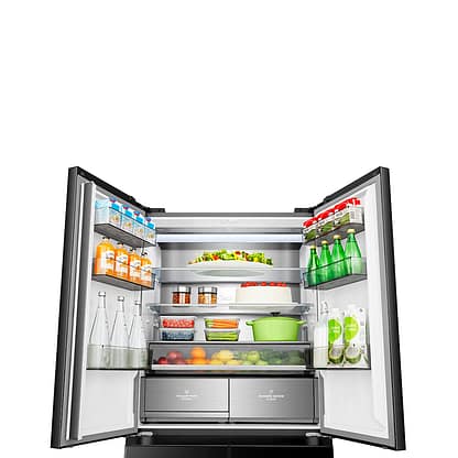 Hisense RQ768N4GBE KitchenFit Four Door American Style Fridge Freezer ...