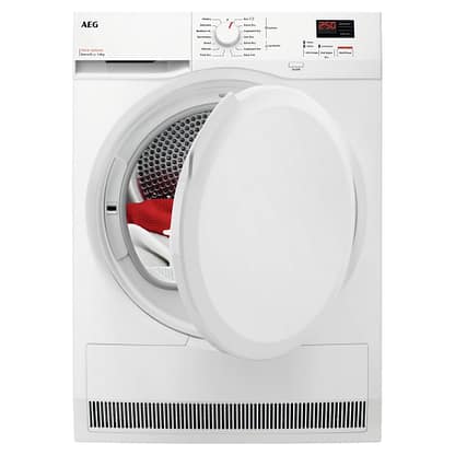 AEG TR708L0B 8kg Series 7000 Heat Pump Condenser Dryer - WHITE ...