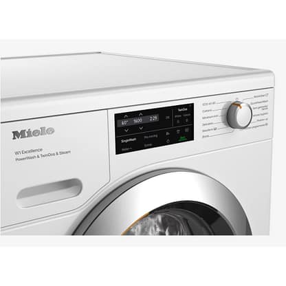 Miele WEJ885WCS 9kg W1 TwinDos PowerWash Steam Washing Machine 1600rpm ...