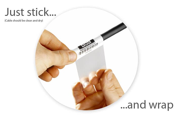 Cable Labels | Self-Laminating Wrap-Around Cable Labels - Le Mark Group