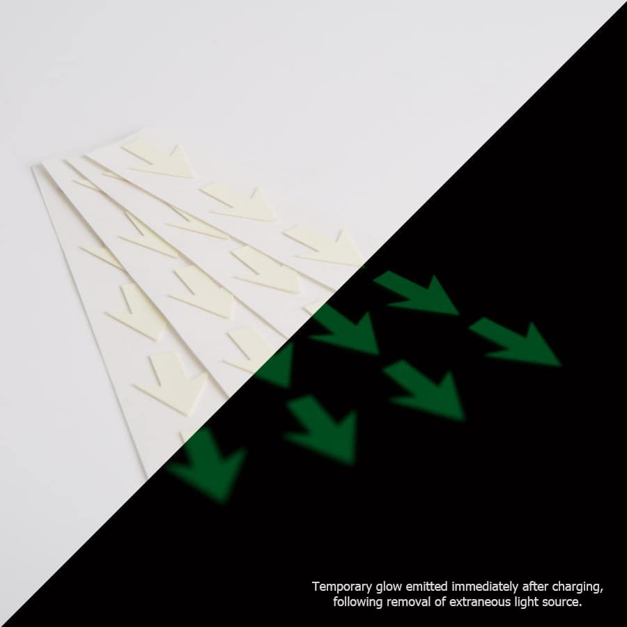 Photoluminescent 'Glow' Arrows - Le Mark Group
