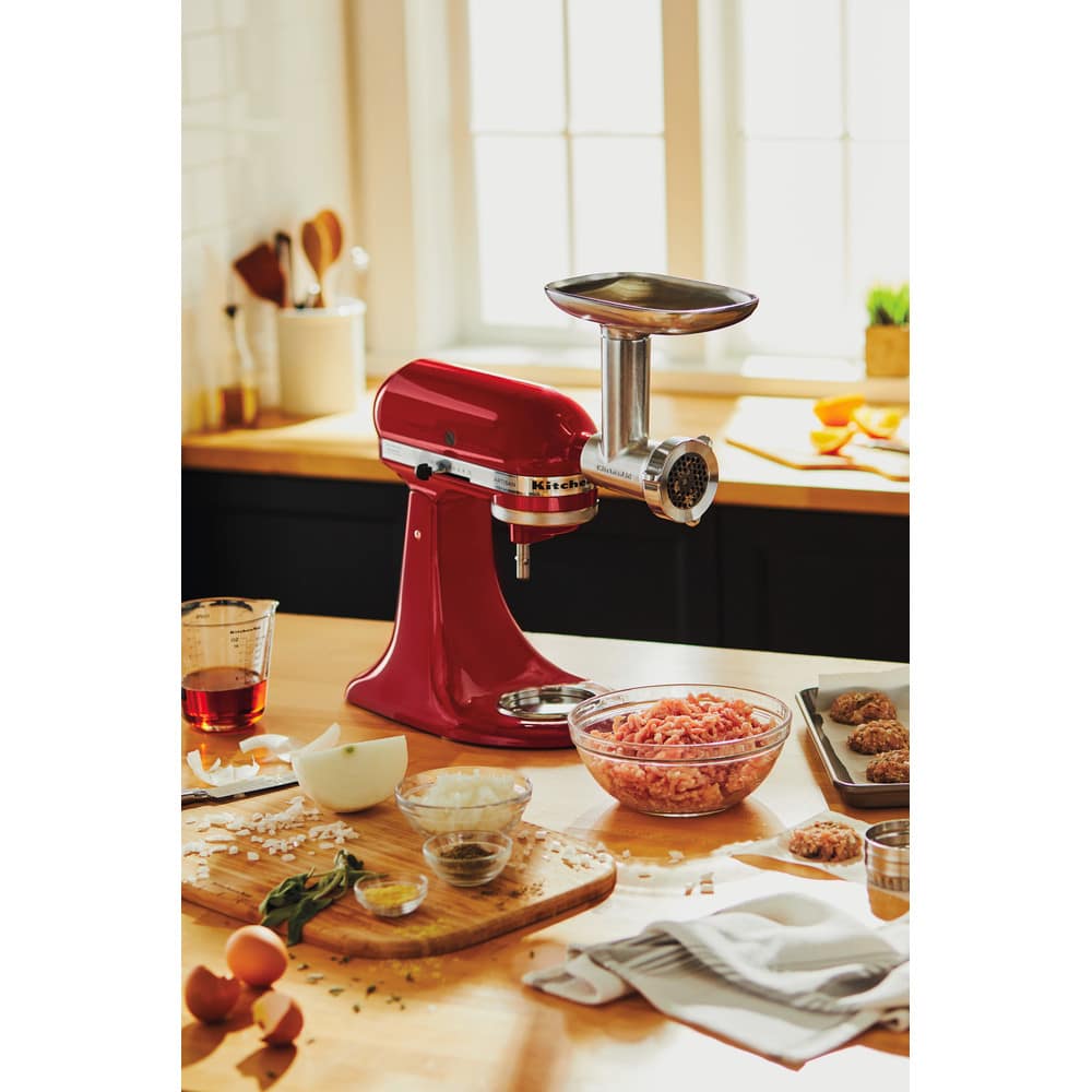 KitchenAid 5KSMMGA Metal Food Grinder For All Stand Mixers - Appliance City