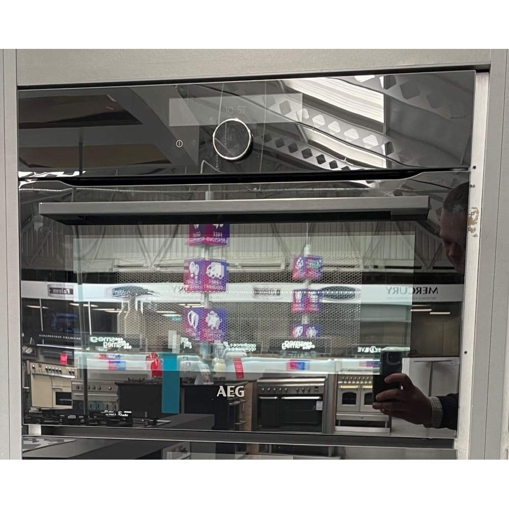 AEG KMK968000B - EX DISPLAY 60cm Built In Combi Microwave For Tall ...
