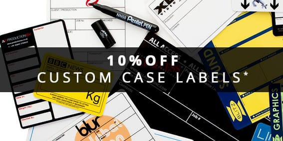 10% off PAL Road Case Labels - Le Mark Group