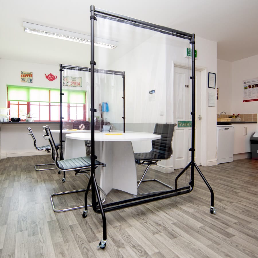 Social Divider Screen - Le Mark Group