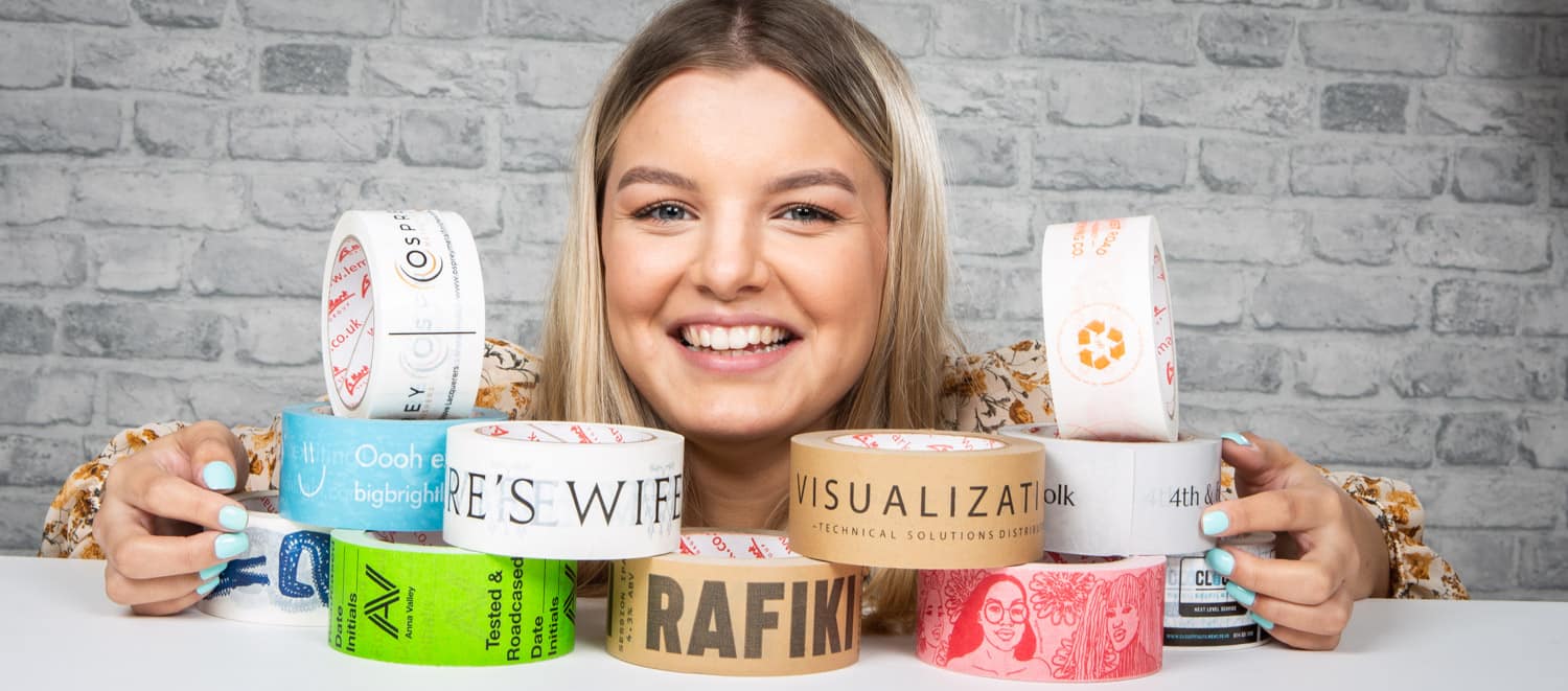 Printed Tape: How to design your custom printed tape - Le Mark Group