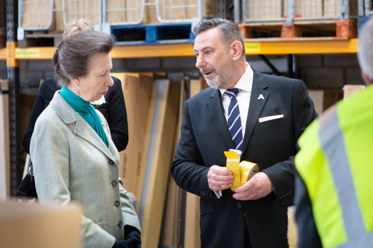 HRH The Princess Royal opens Le Mark’s International Warehouse - Le ...