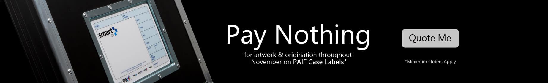 PAL Road Case Labels November Special Offer - Le Mark Group