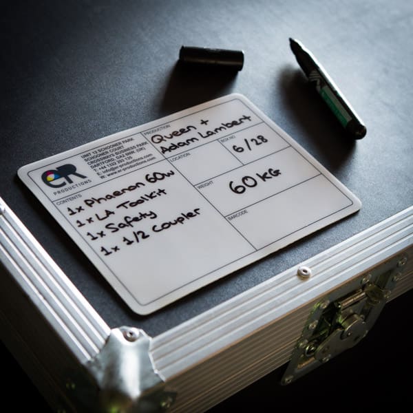 PAL Road Case Label - Le Mark Group